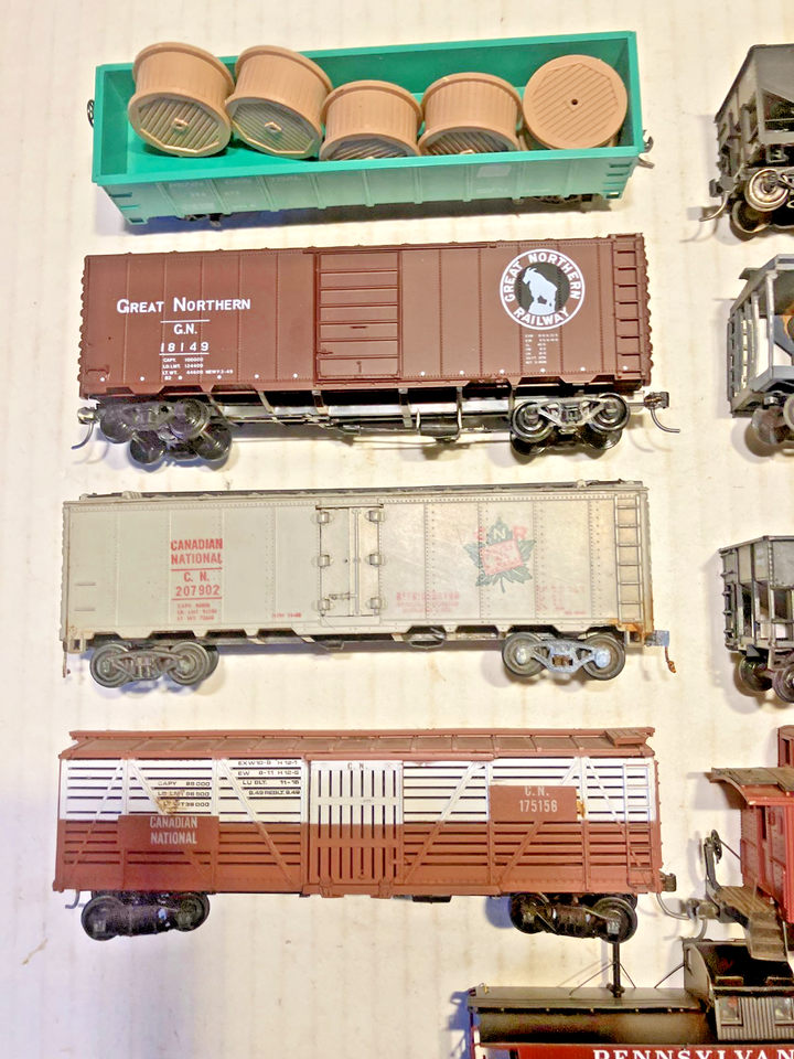 (9) HO SCALE VINTAGE ASSORTED FREIGHT CAR LOT | eBay
