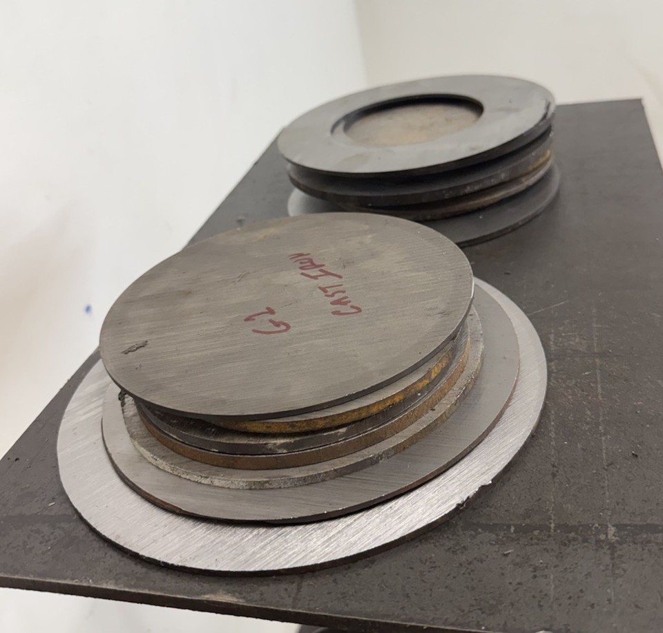 Misc Steel Disc Lot | Round Stock | 16 PCS | 21.40 LBS | Machinable ...