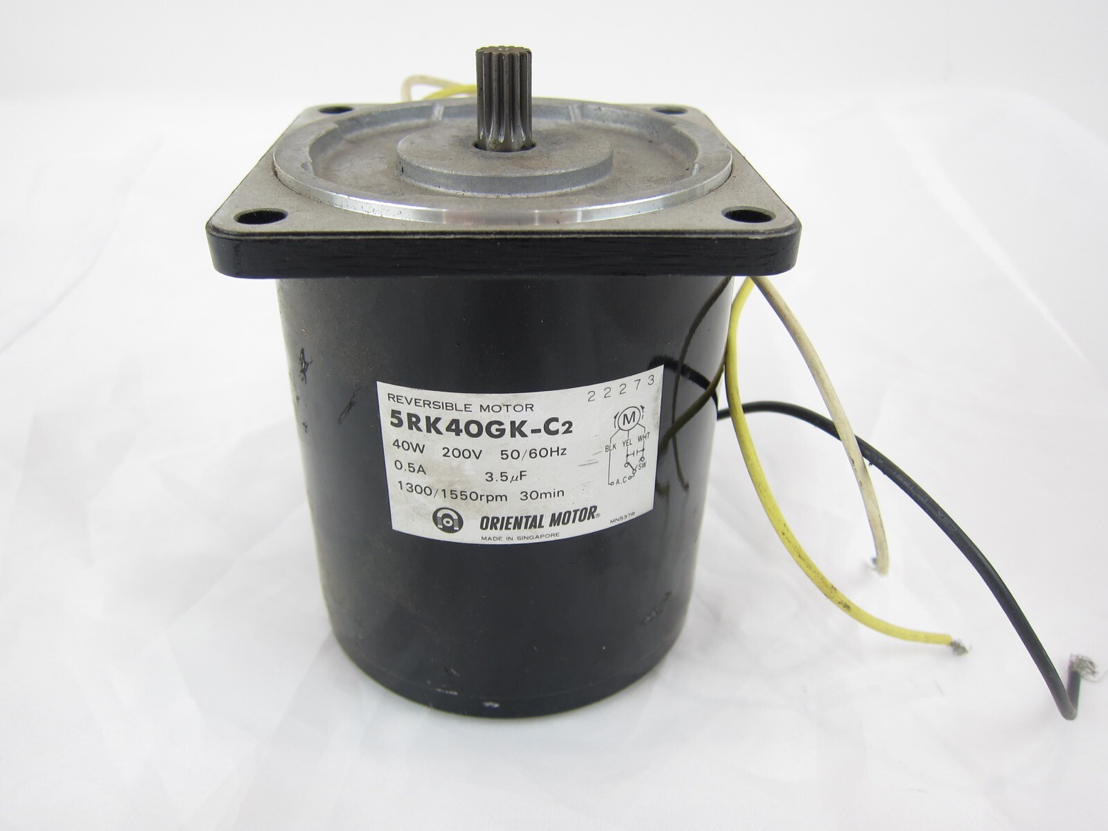 Oriental Motor M425-402 Speed Control Motor 25W 200V 50/60 Hz .04A | eBay