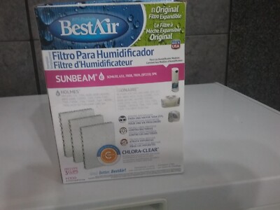 BEST AIR Humidifier Replacement Filters Sunbeam Bionaire 3 Filters ...