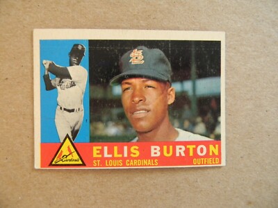 1960 Topps Baseball Card 446 Ellis Burton | eBay
