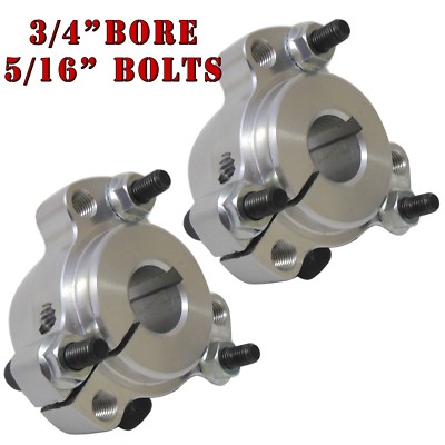 Set of 2 Rear Wheel Hubs 3/4"ID Go Kart Drift Trike Mini Bike Racing 5/ ...