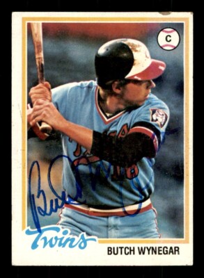 1978 Topps Baseball #555 Butch Wynegar Signed Autograph (no COA) *e1 | eBay