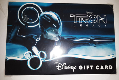 TRON LEGACY GIFT CARD PROMO POSTCARD Disneyland 2010 | eBay