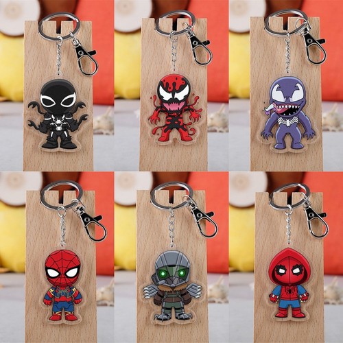 Toys & Games Marvel Venom Spider Man Acrylic Keychain Pendant Keyring ...
