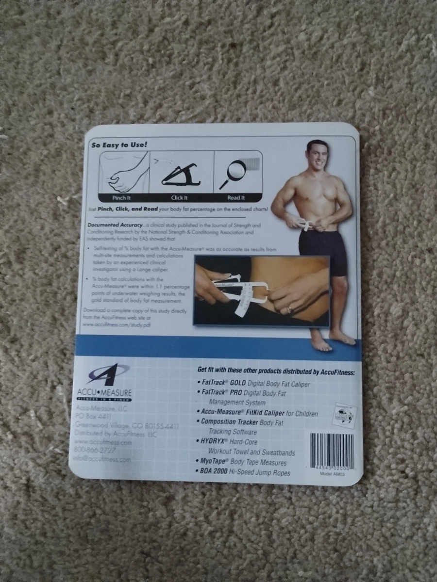 Accu Measure Myotape Body Measuring Tape Package