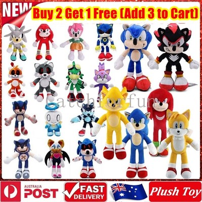 Sonic The Hedgehog Plush Toy Doll Anime Sonic Stuffed Toys Dolls Kids ...