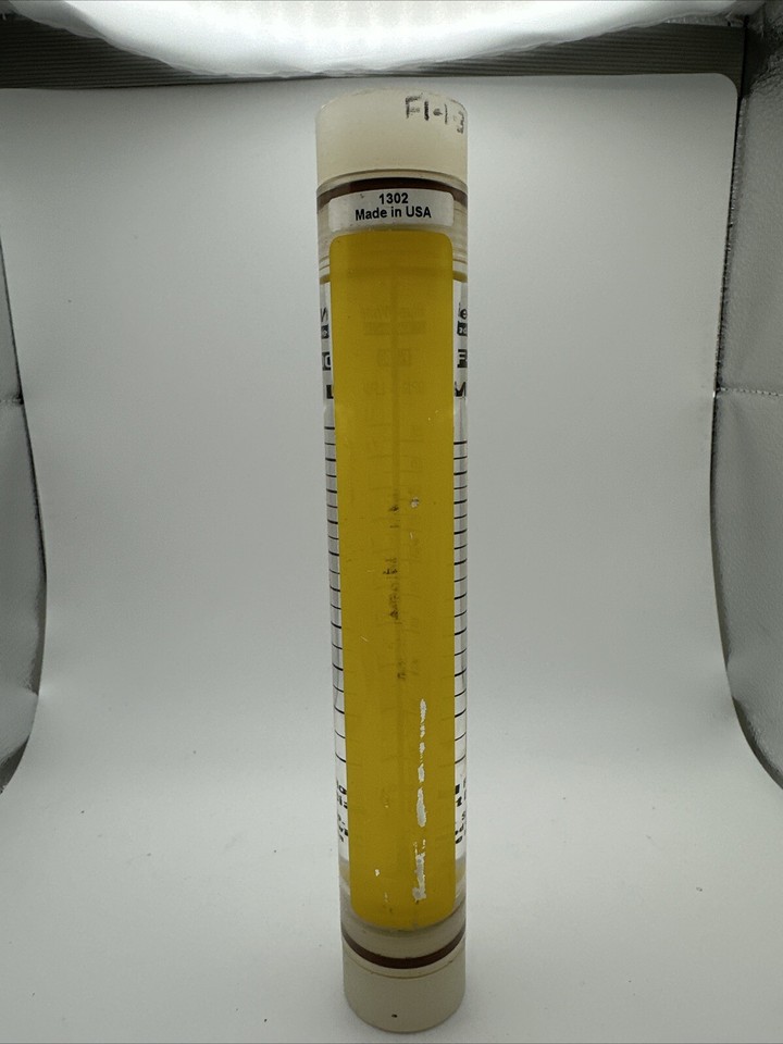 Blue-White F-400 Liquid Flow Gauge Meter - .1 to 1.0 LPM or .025 to ...