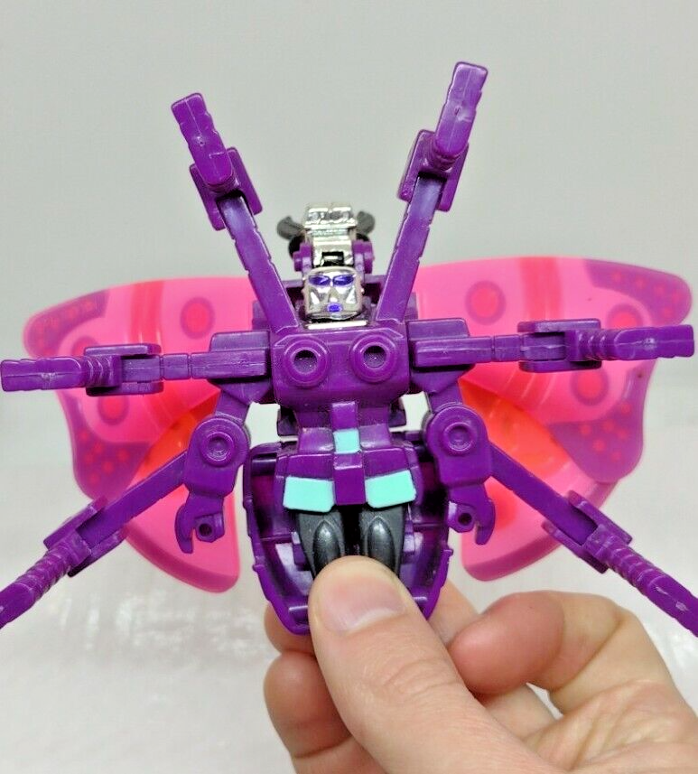 Vintage 80s LH V World Invading Insects Purple Rainbow Moth Figure FREE ...