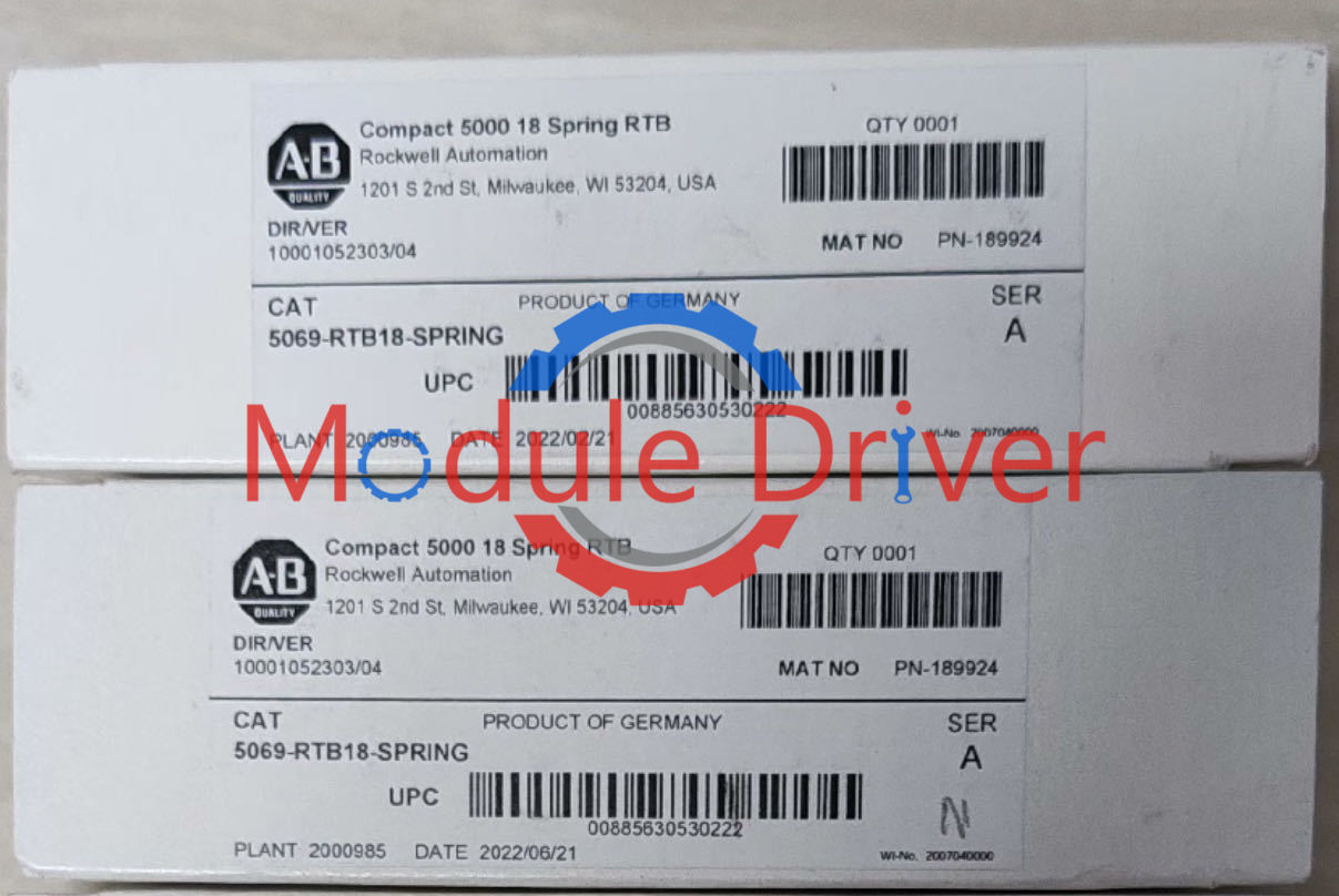Allen-Bradley 5069-RTB18-Spring /A Compact 5000 18 Spring RTB Factory ...