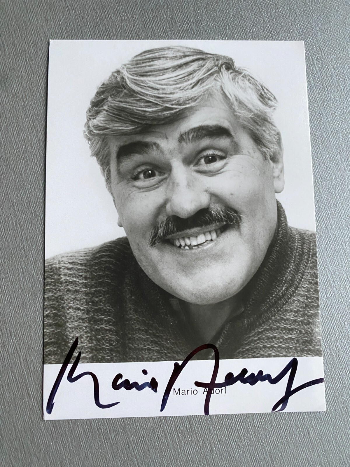 MARIO ADORF Original signed Autogrammkarte 10x15 Autogramm | eBay.de