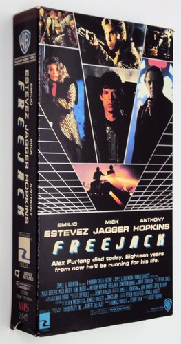 FREEJACK VHS Emilio Estevez Rene Russo Mick Jagger BLOCKBUSTER Video Rental CC R 85391232834| eBay