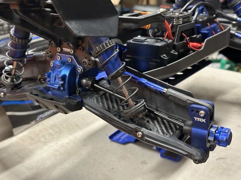 Traxxas Sledge 8S Blue And Black Custom Top-of-the-line Build | eBay