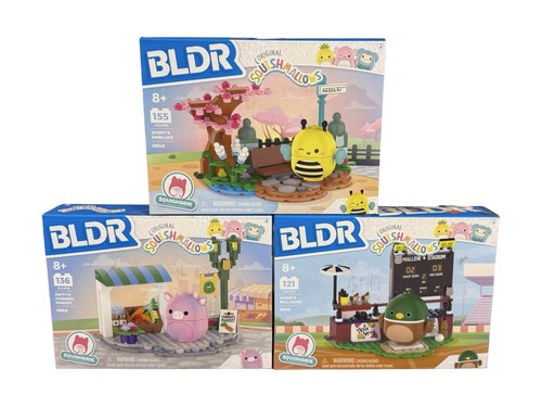 NEW BLDR Squishmallows Squishbricks Series 1 Avery Patty Sunny Building ...