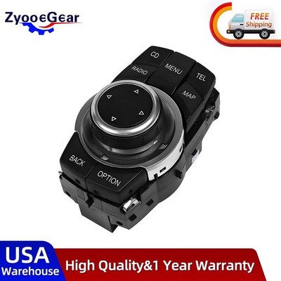 FOR BMW E82 3 E90 X1 E84 X5 E70 X6 MEDIA SWITCH CONTROLLER JOYSTICK ...