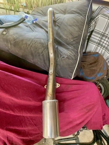 Matchless G50 AJS 7R Molnar Full megaphone Exhaust | eBay UK