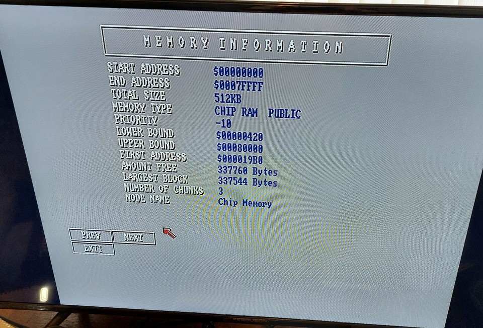 Commodore Amiga A500 with 10mb RAM, internal 1gb CF card and other mods ...