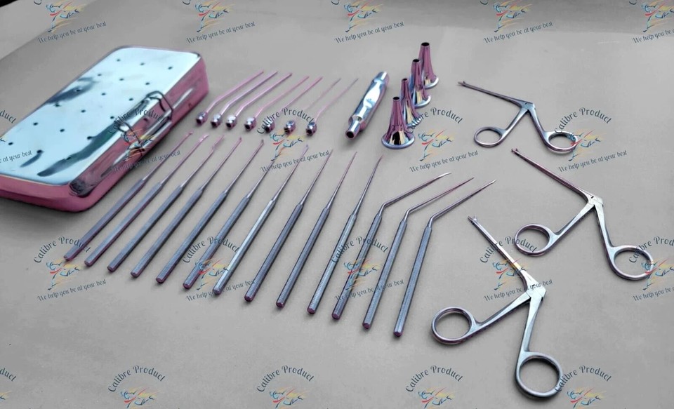 Shea Ear Operation Myringotomy Instruments Set 29 Myringoplasty ...