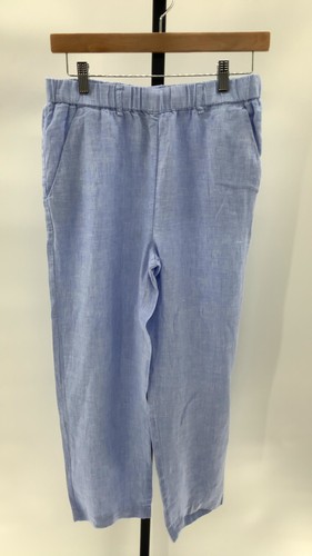 Quince Women 100% European Linen Pants - 25" Blue S | eBay
