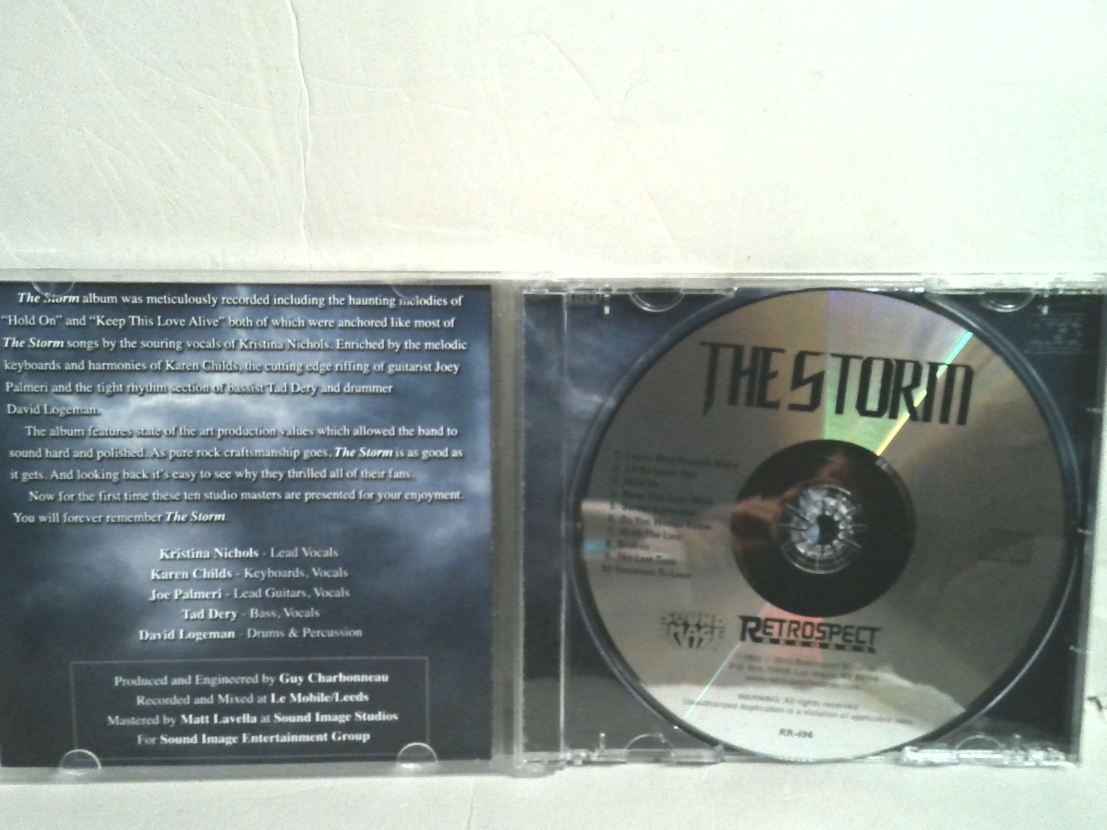The Storm Sweet Surrender CD 2010 Retrospect Records Sound Image RARE ...