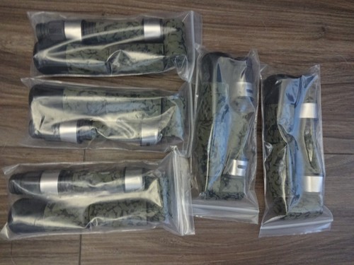 5 Rod Building Wrapping camo 3pc split grip w/Fuji size 17 seat sets #1 ...