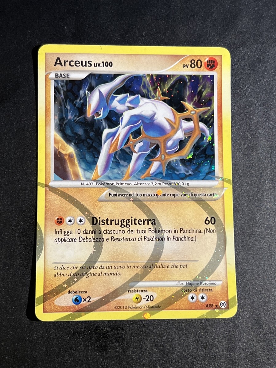 Carta Arceus Acqua Arceus V Alternate Art Custom Pokemon Display Case
