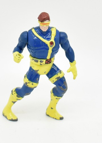 X-Men Steel Mutants Cyclops Bent Legs Pose 3" Diecast Action Figure Toy ...