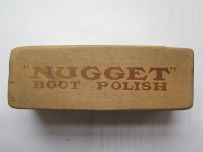 NUGGET BOOT POLISH SHOE CLEANING or POLISHING BRUSH c1940s MADE in ...