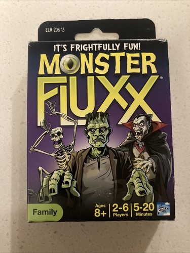 Monster Fluxx Card Game Looney Labs Ever-Changing LOO-057 Halloween OOP ...