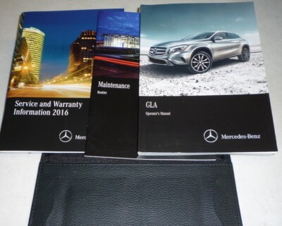 2016 Mercedes GLA 250 Owners Manual SET 16 GLA250 4matic GUIDE +CASE | eBay