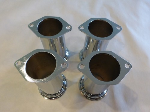 (4) Weber 40-48 IDF velocity stacks 4 in tall Dellorto empi HPMX IDF 40 ...