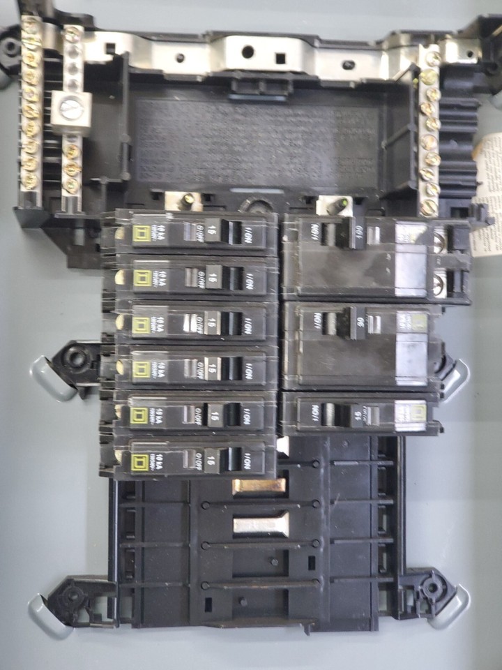 Square D QOC24US Load Center Panel 125A 24 Space Enclosure | eBay