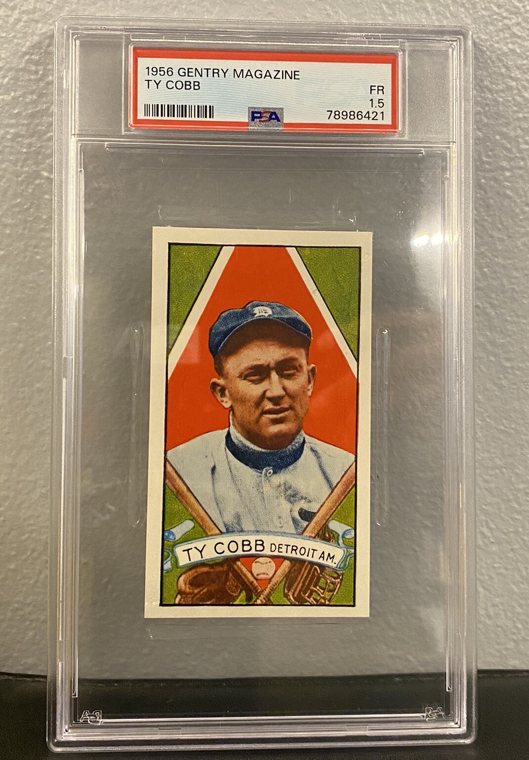 Antique 1956 Gentry Magazine TY COBB Detroit Tigers PSA 1.5 | eBay