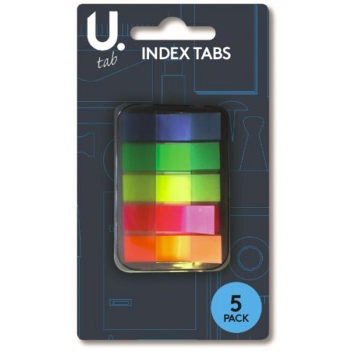 Pack of 150 Sticky Highlighter Index Tabs Neon Page Marker Adhesive ...