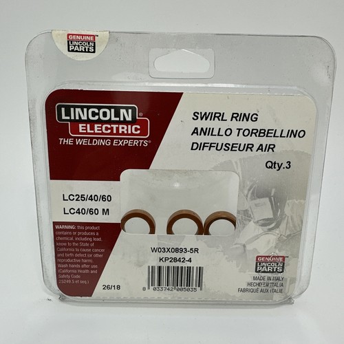 KP2842-4 Plasma Swirl Ring for Tomahawk 375 LC25, Tomahawk 625 LC40 QTY ...