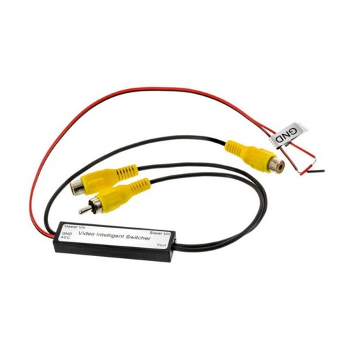 Reverse Camera Input AV RCA auto switcher 2 in 1 out Caravan camera or ...