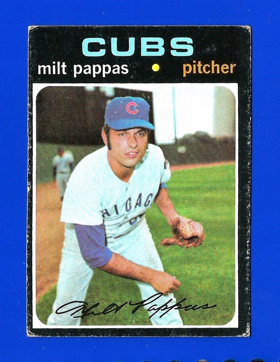 1971 Topps BASEBALL SET BREAK #441 MILT PAPPAS CHICAGO CUBS (JP2) | eBay