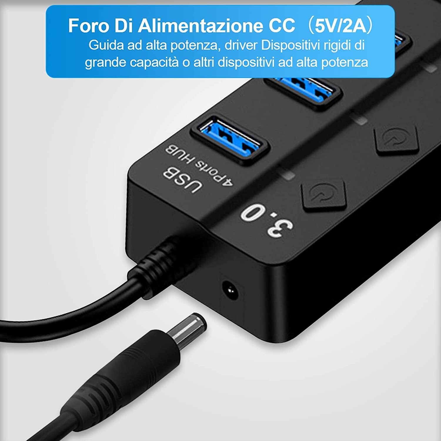 Hub USB 3.0 Sdoppiatore USB Multi USB Porta Con Interruttore Separato e ...