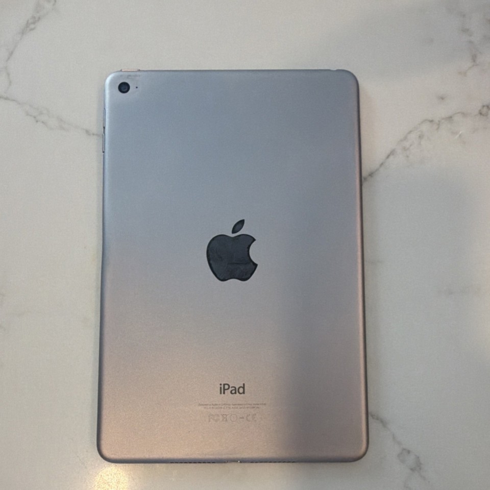 Apple iPad mini 4 Tablet Silver A1538 iPad Mini Series Model Wi-Fi 7.9 ...