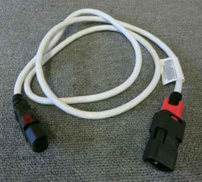 Zonit zLock-zC14-17-aC13-1.5m-WE IEC Dual Locking Cable 1.5M White C14 ...