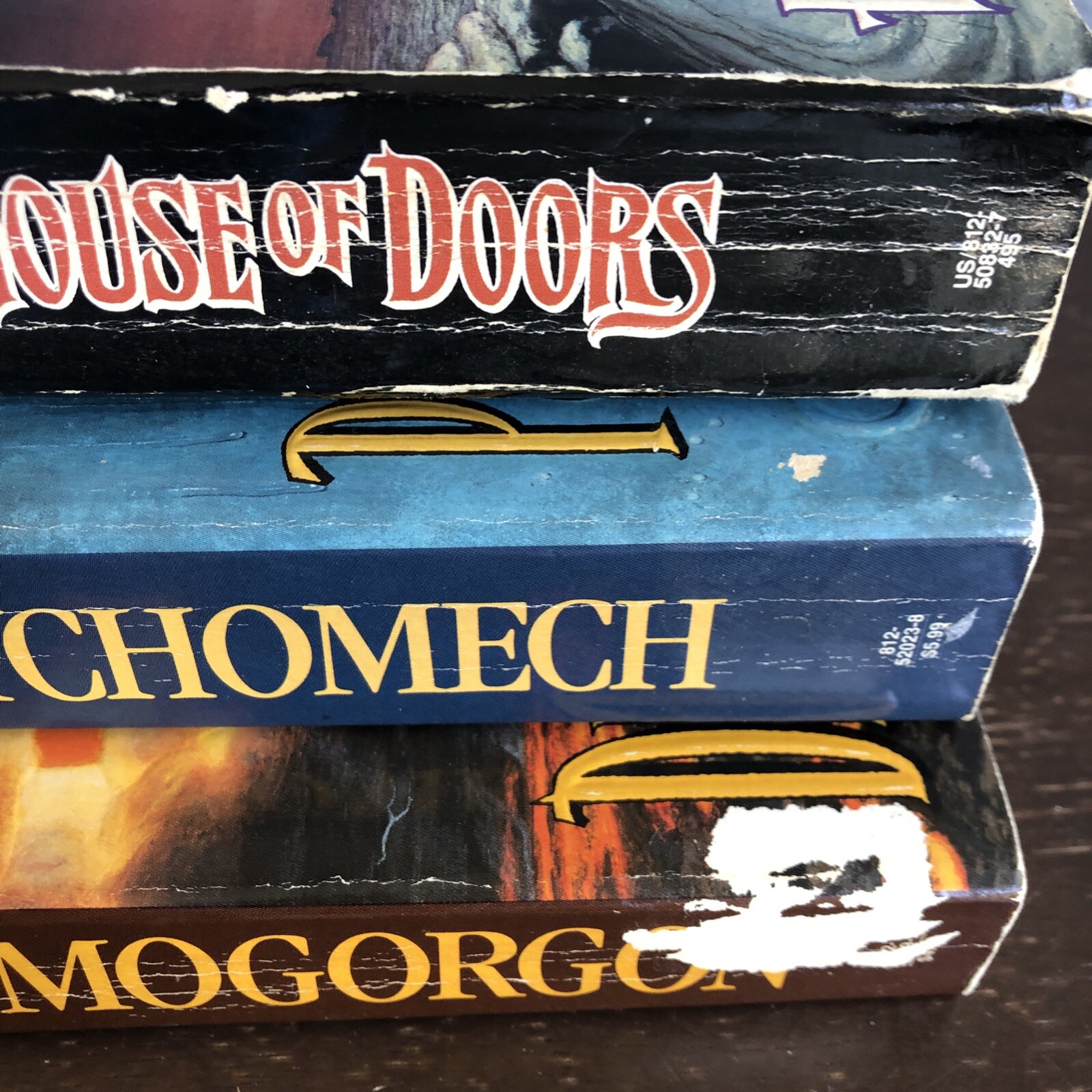 Vintage 90s Brian Lumley House of Doors Pyschometh Demogorgon paperback ...