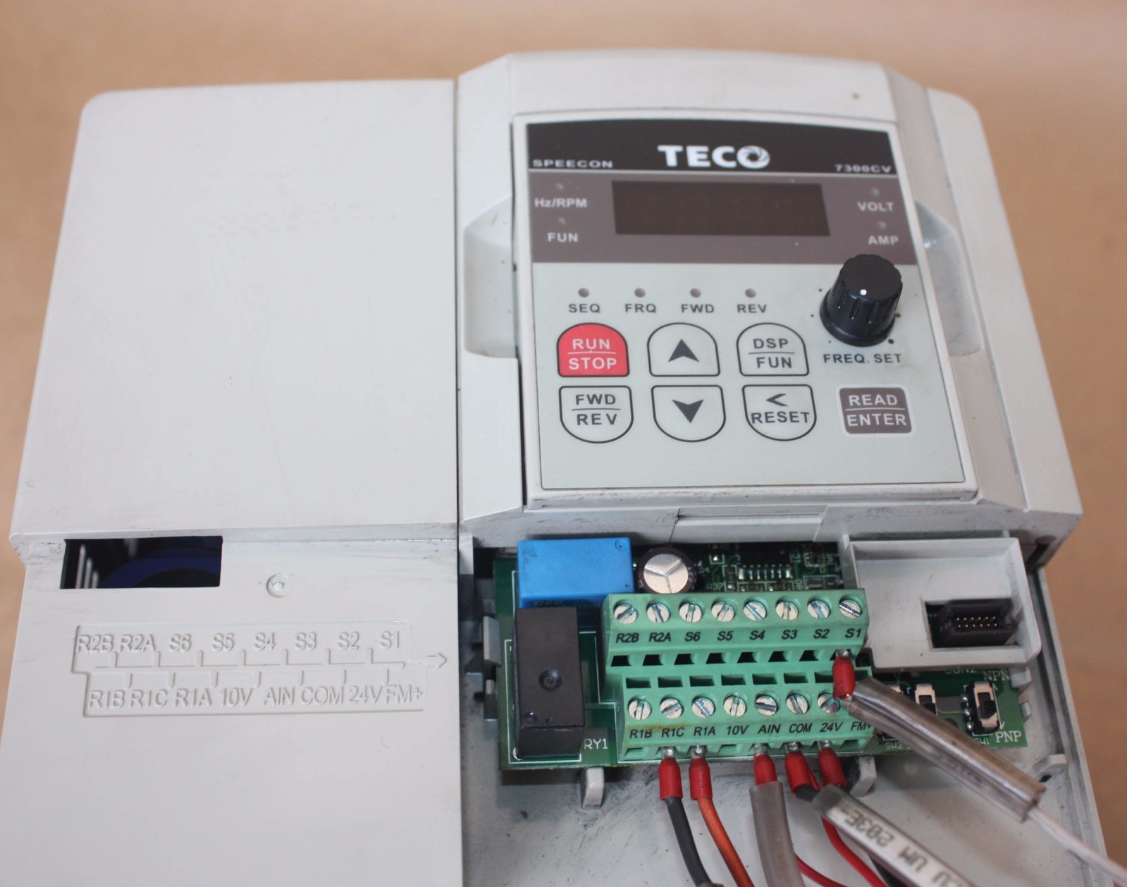 Teco Speecon 7300CV VSD JNTHBCBA0015BE-UF 440V CLASS INVERTER 25A 11kW ...