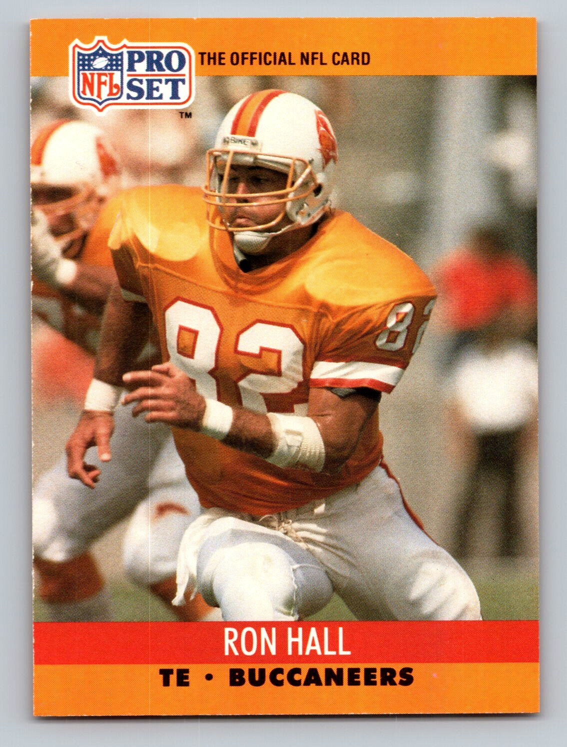1990 Pro Set #655 Ron Hall Tampa Bay Buccaneers | eBay