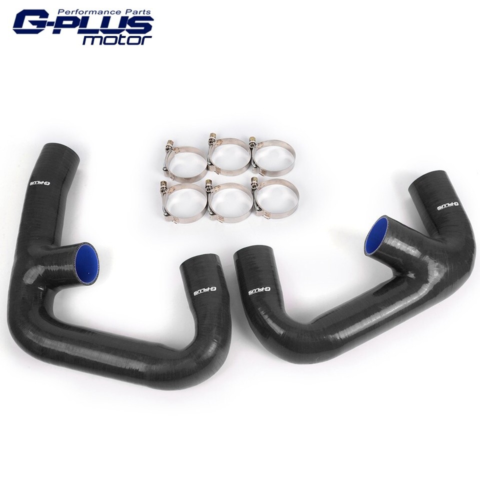 Upgrade Twin Intercooler + Hose Kit Fit For VW Golf R GTI MK7 2.0T 2015 ...