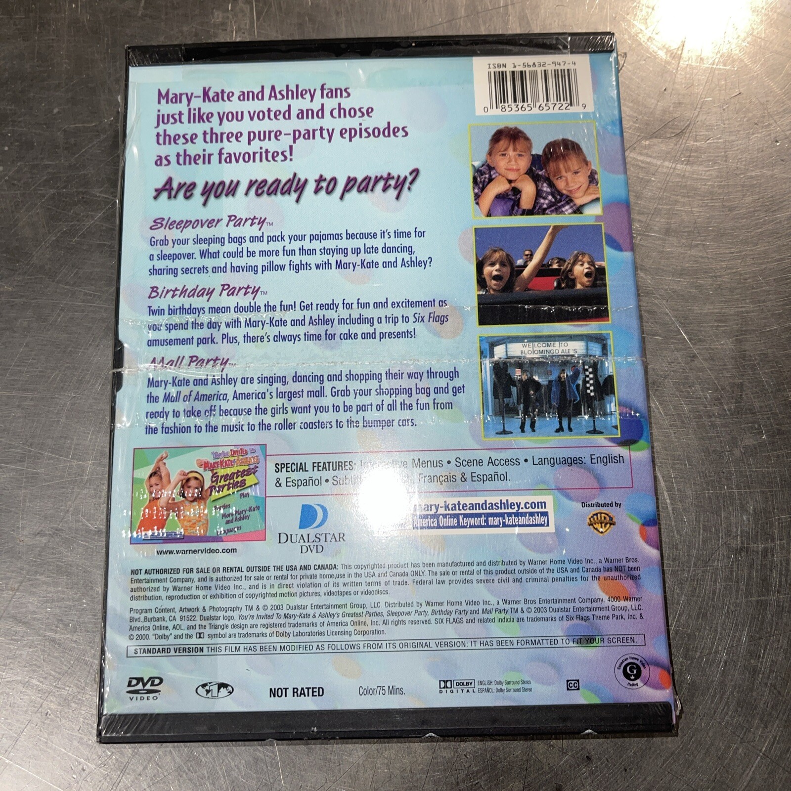 Youre Invited to Mary-Kate Ashleys Greatest Parties (DVD, 2003) for ...