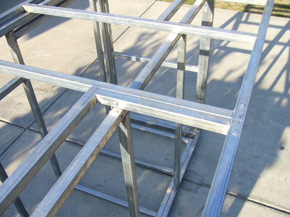 BBQ Island frame kit DIY 12' "L" with Raised Bar | eBay