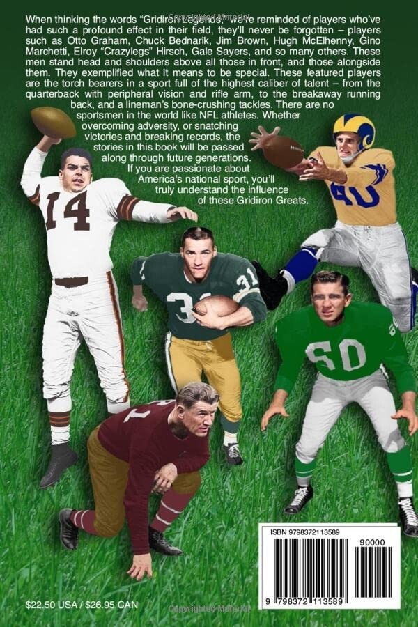 "GRIDIRON LEGENDS- PLAYERS WHO CHANGED THE GAME FOREVER!" SAVE 30% (L ...