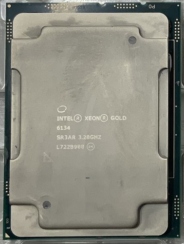 Lot of 3 Intel Xeon Gold 6134 3.20 GHz Server CPU/Processor 8-Cores ...