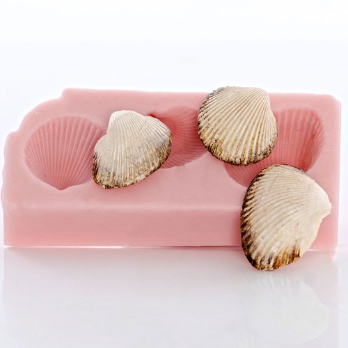 Silicone Sea Shell Mold Food Safe Mint Candy Fondant Mold Jewelry Mold ...
