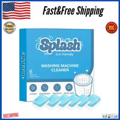 Splash Spotless Washing Machine Cleaner for HE Front Load & Top Load ...